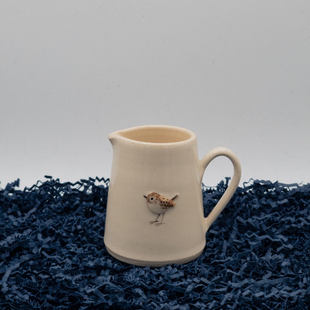 Wren Mini Jug - Cream (Jane Hogben Pottery) | The Grey Hare Candle Co